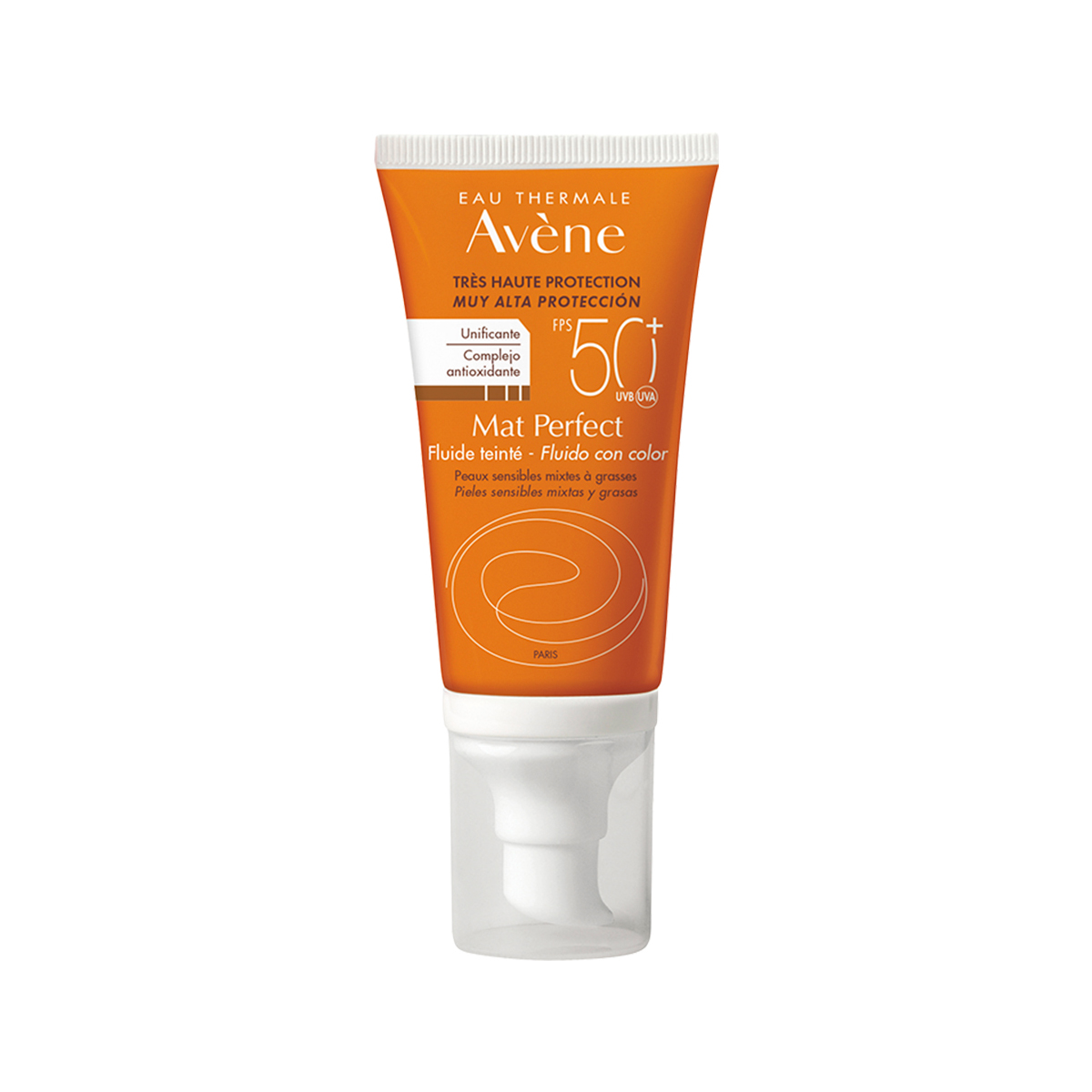 BLOQUEADOR AVENE MAT PERFECT TOQUE SECO CON COLOR X50 ML – Previshop